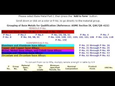 WPSAmerica.com Online Welding Procedure Software