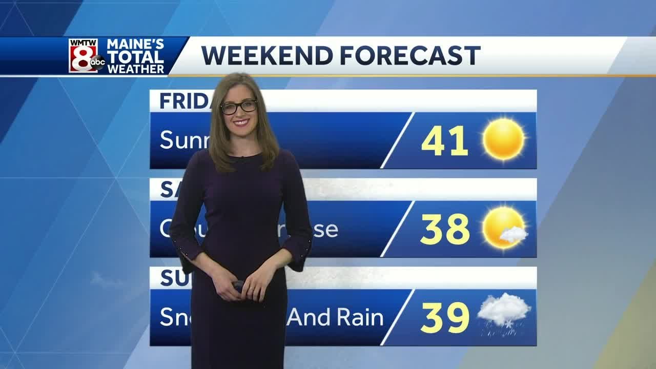 Sunshine to end our week. Tracking impact weather: snow and rain for Sunday.