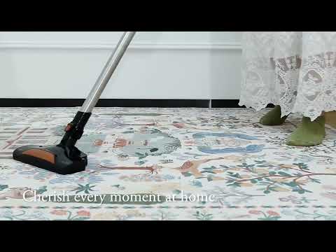 Lahome Maison French Manor Floral Washable Area Rug #washablerug #rugs #homedecor #home