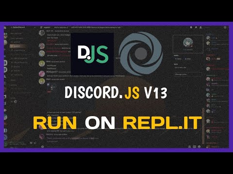 How to run Discord.JS V13 on repl.it | discord.js tutorial on replit ????