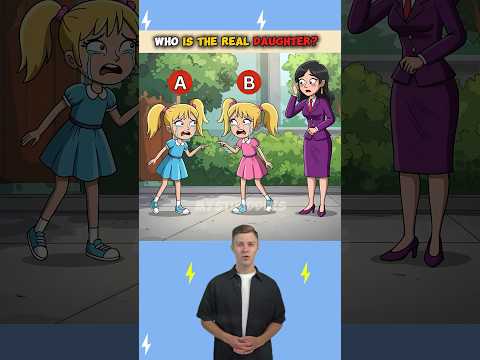 Who Is The Real Daughter? #logicpuzzles #brainteasers #mindbendingquiz #quizgames #riddles #riddle