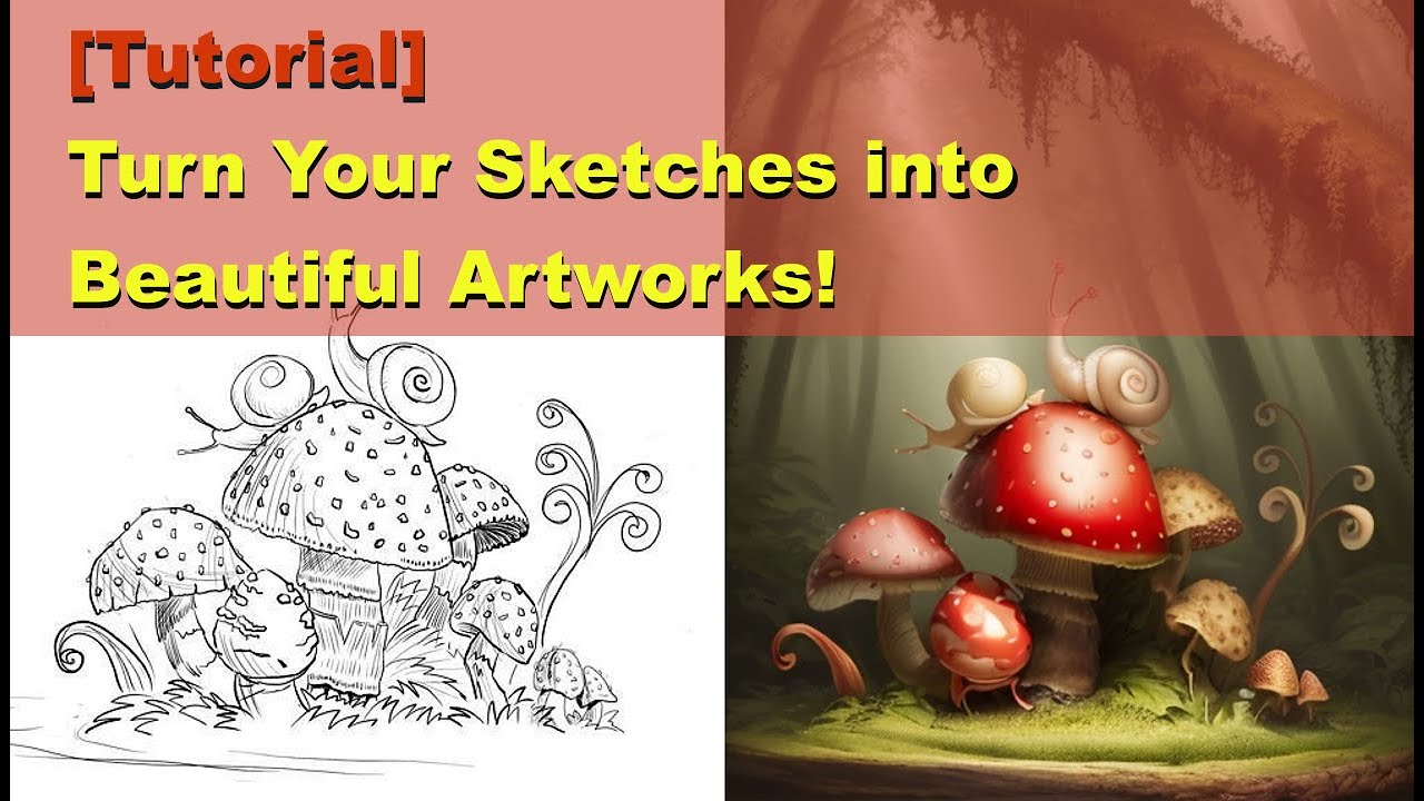 Tutorial - Turn Your Sketches into Beautiful Artwork | Stable Diffusion #stablediffusion #webui