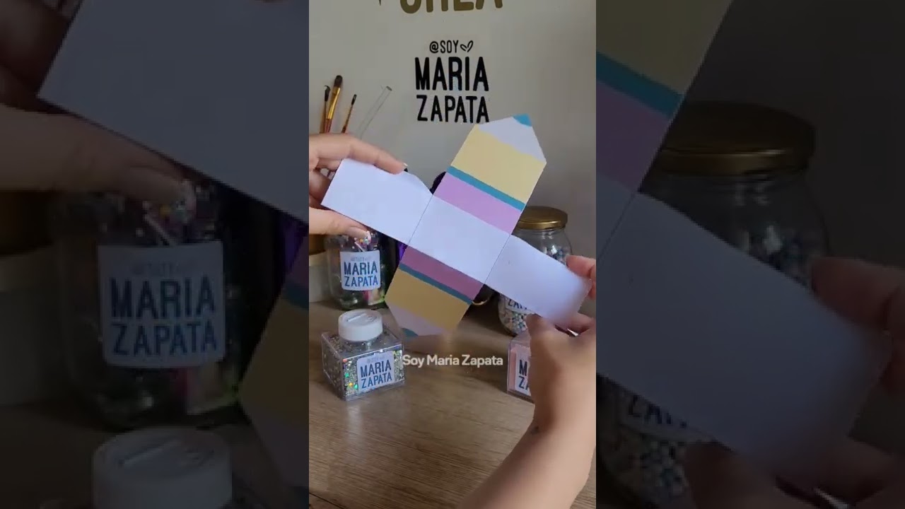 Caja lápiz y descarga la plantilla gratuita en el link de mi perfil | Soy Maria Zapata #short