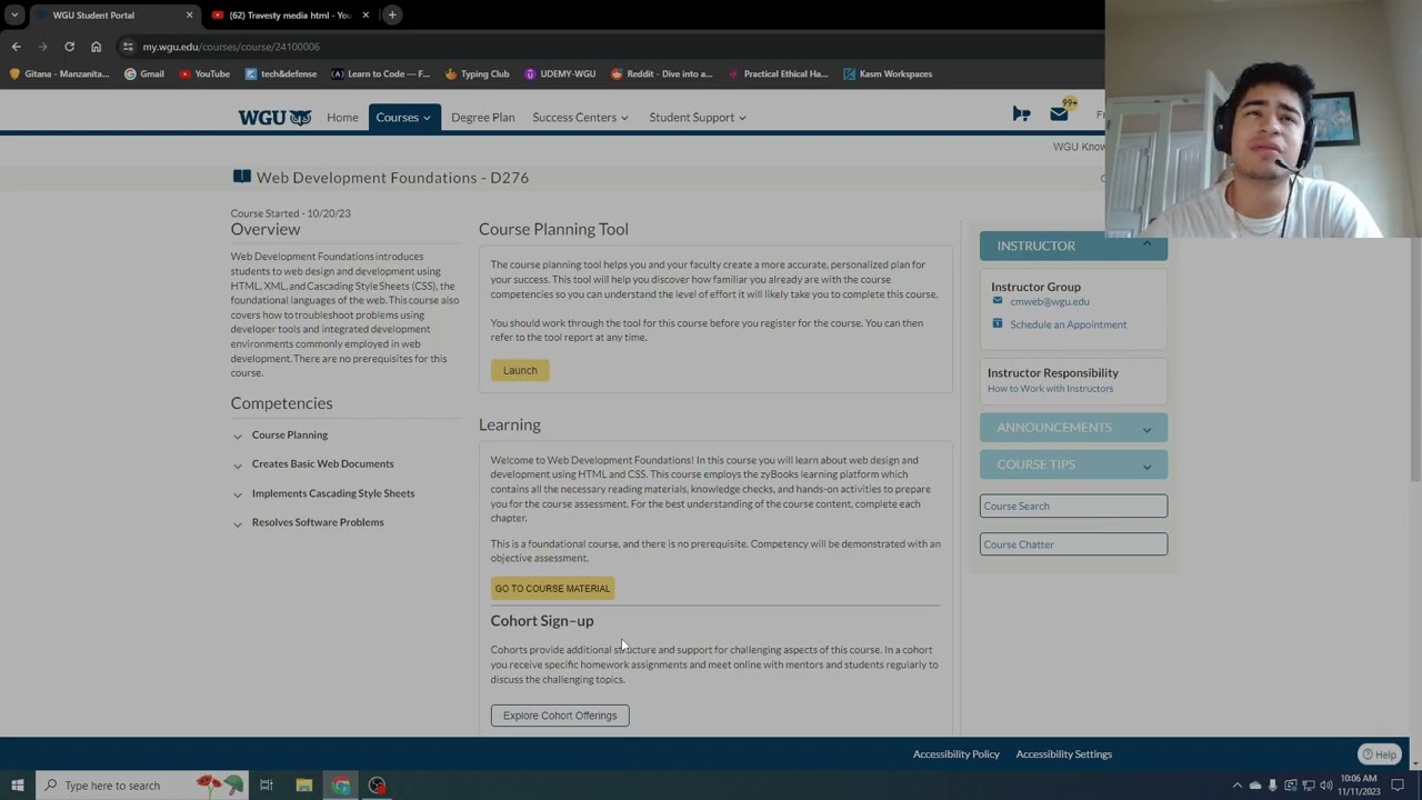WGU D276 - Web Development Foundations, How I passed.