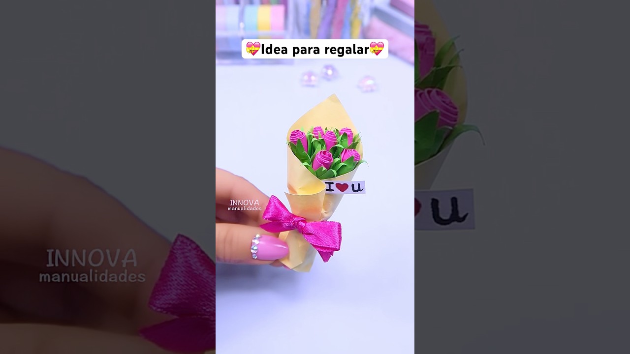 Manualidades con papel / Ideas para regalar #diy #manualidades #miniaturas #love #innovamanualidades