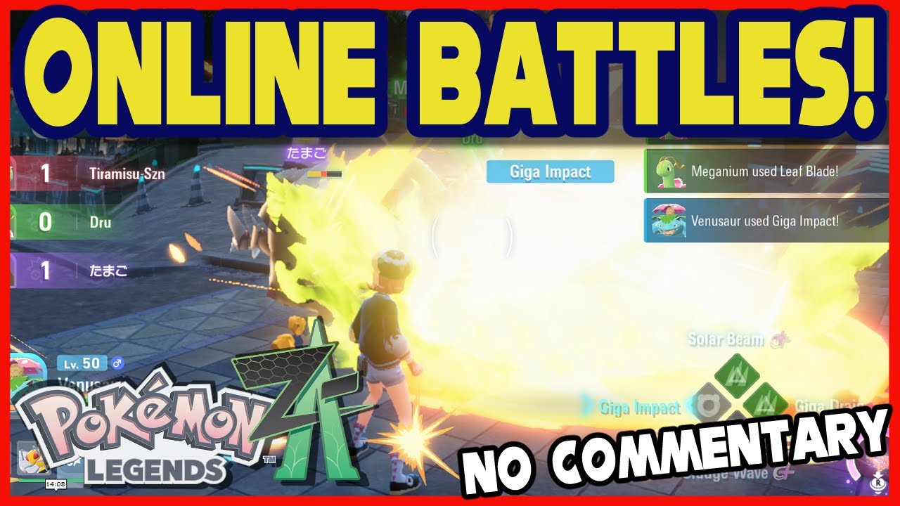 Pokemon Legends Z-A Online Battles! [4k Raw Gameplay]