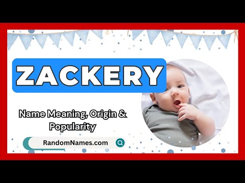 Zackery - Baby Boy Name Meaning, Origin & Popularity - RandomNames.com