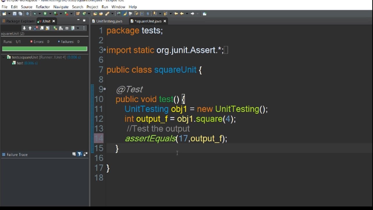 Java - JUnit Testing in Eclipse