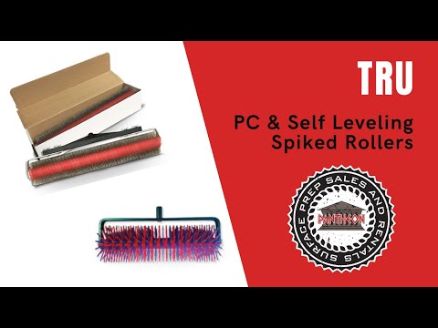 Rapid Set - TRU PC Spiked Roller & TRU Self-Leveling Spiked Roller Leveling Tools