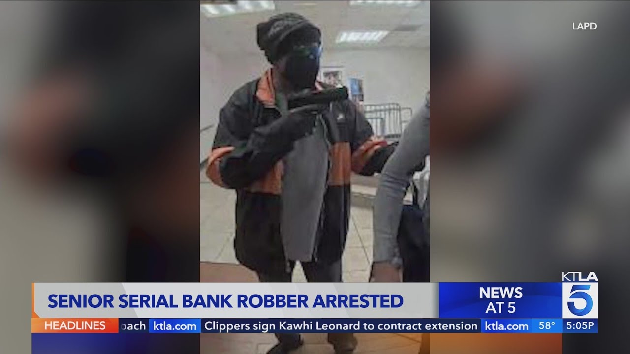 Elderly serial bank robber arrested in Los Angeles