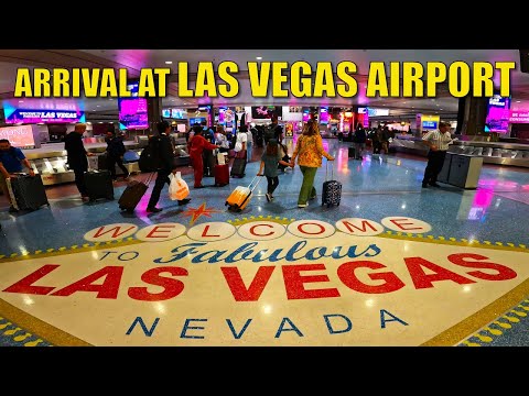 ✈ Your Virtual Arrival at LAS VEGAS AIRPORT, T1 D Gates