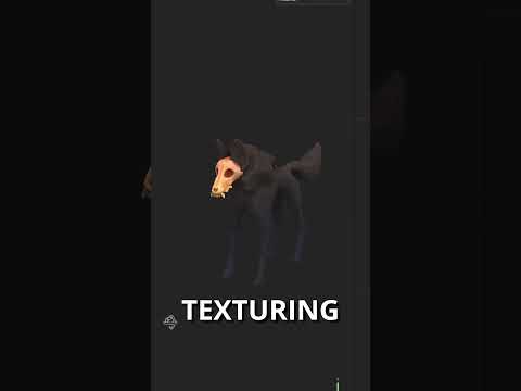 How to make a 3D character for a game (in 60 seconds or less) #gamedev #3dmodeling