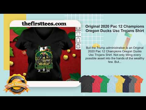 Original 2020 Pac 12 Champions Oregon Ducks Usc Trojans Shirt