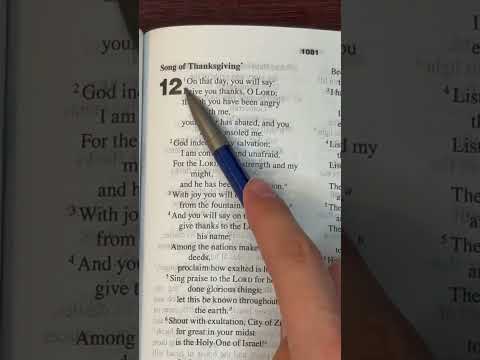 Isaiah 12:1 • The Bible Verse of The Day | #jesuslovesyou #bibleverse #jesus