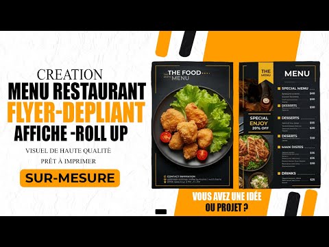 Je vais vous créer votre Affiche / Flyer / Brochure