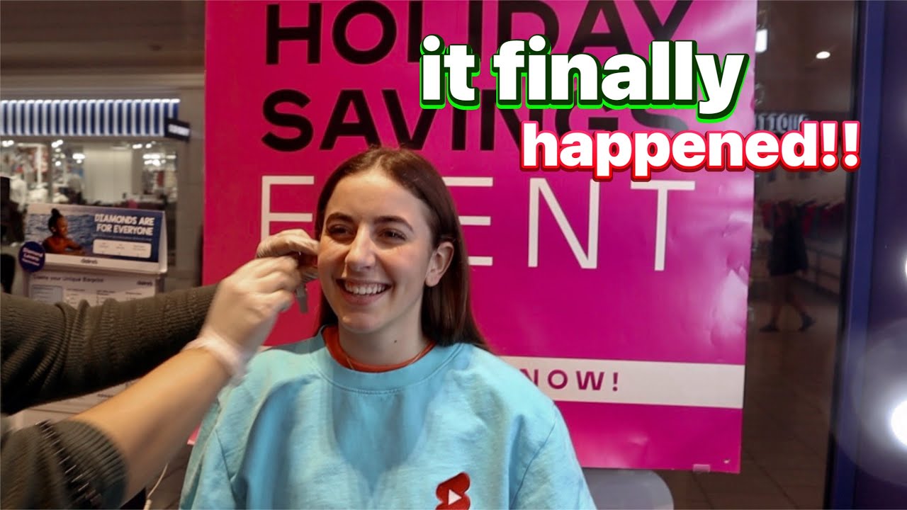 i got a new PIERCING!! // vlogmas day 2