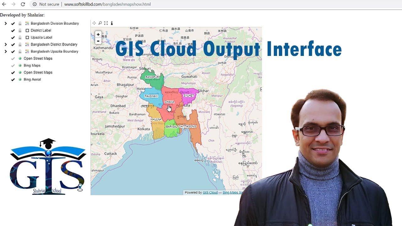 GIS Cloud Web Map Share Interface (Course: Fundamental of Web GIS, Lecture: 29) | Online GIS |