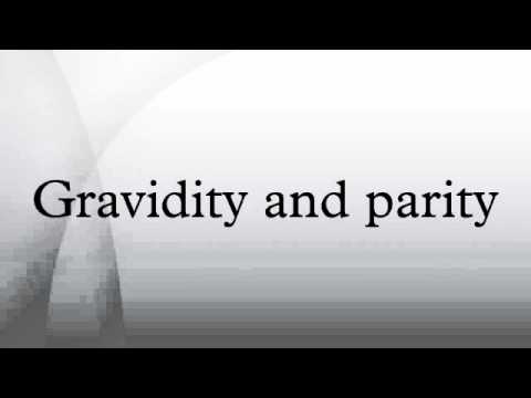 Gravidity and parity