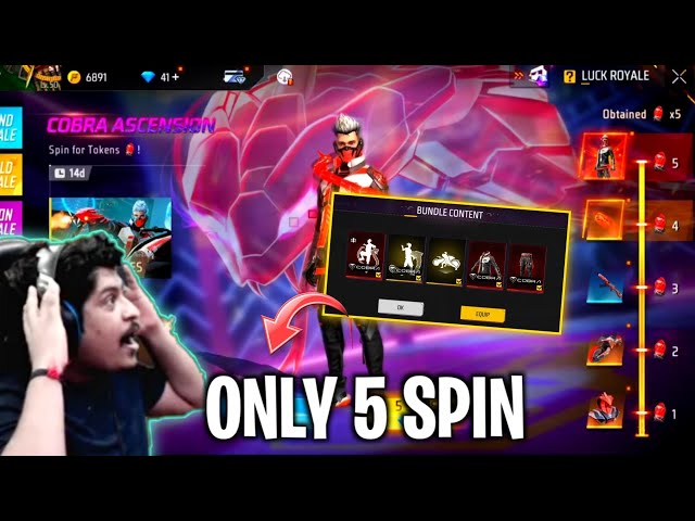 How to Buy Cobra Rage Bundle from Cobra Ascension in Free Fire Max ...