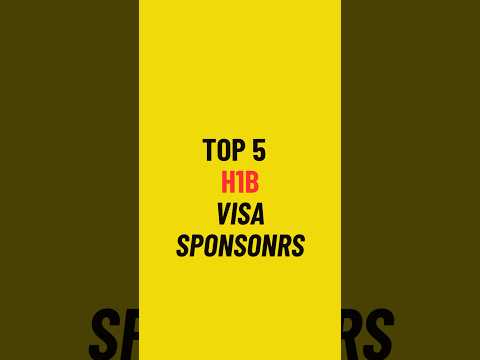 Top 5 h1b visa sponsors in usa 2024