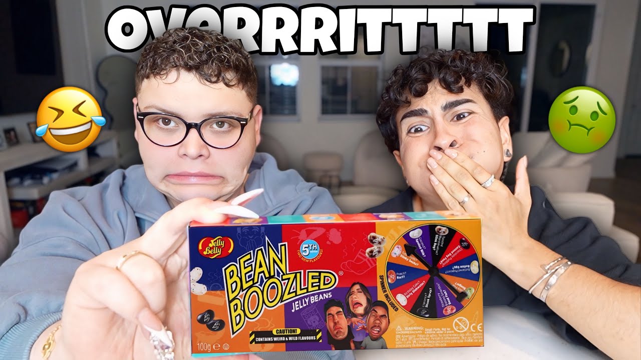 BEAN BOOZLED CHALLENGE W/ LOUIE🤣😭 *GONE WRONG*