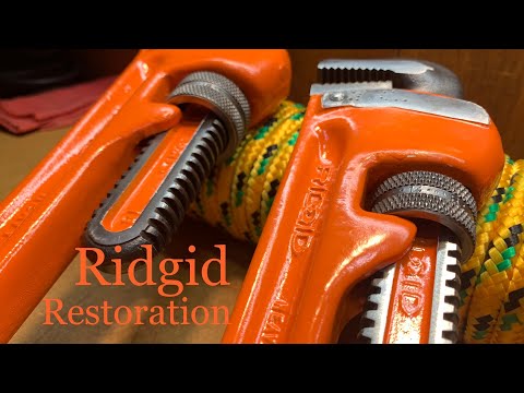 Ridgid Pipe Wrench Restoration