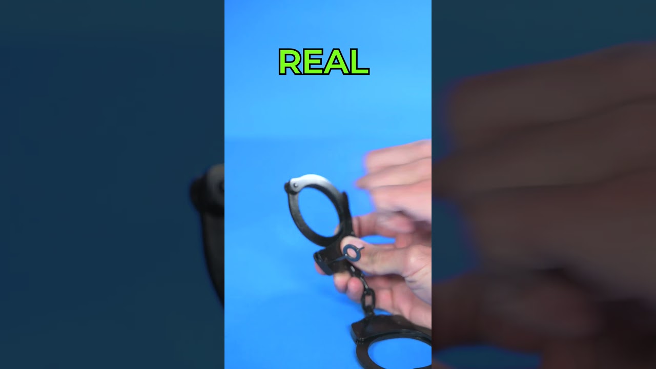 3d printed handcuffs vs real