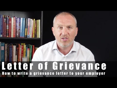 Letter of Grievance