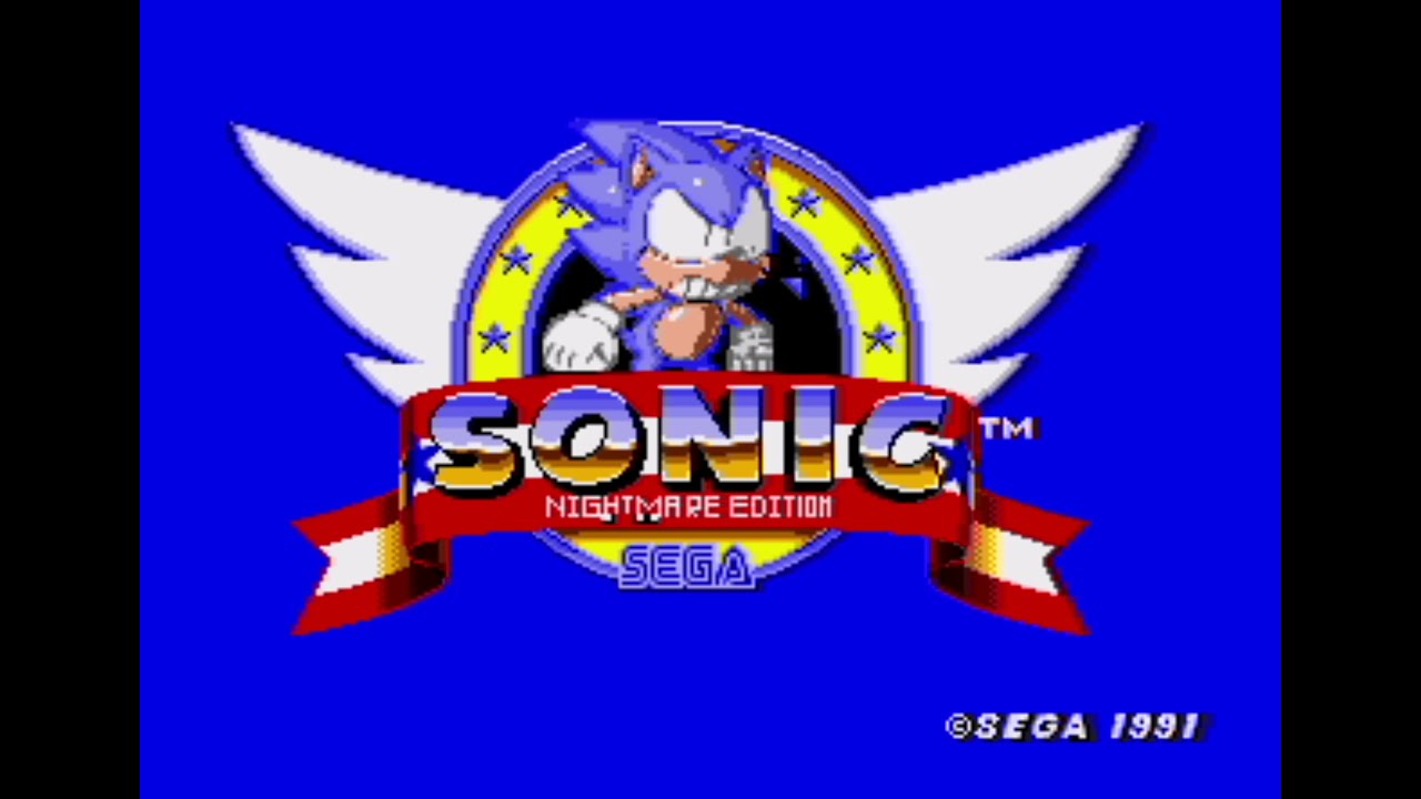 Sonic Hack Walkthrough - Sonic 1 Nightmare Edition