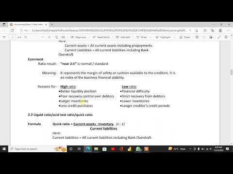 Short Term Solvency Ratios || Liquidity Ratios #businessanalysis #financialanalysis