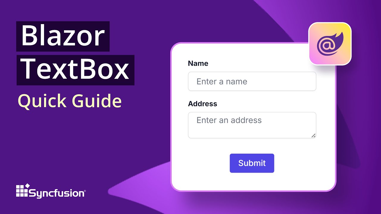 Blazor TextBox: The Ultimate Feature Walkthrough