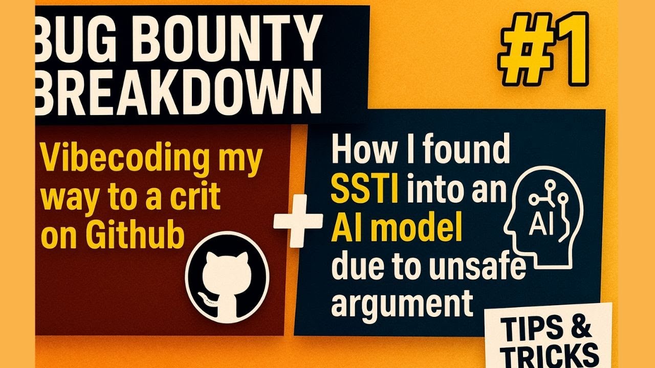 GitHub Crit + AI SSTI Hack Explained - 20K in Bounties