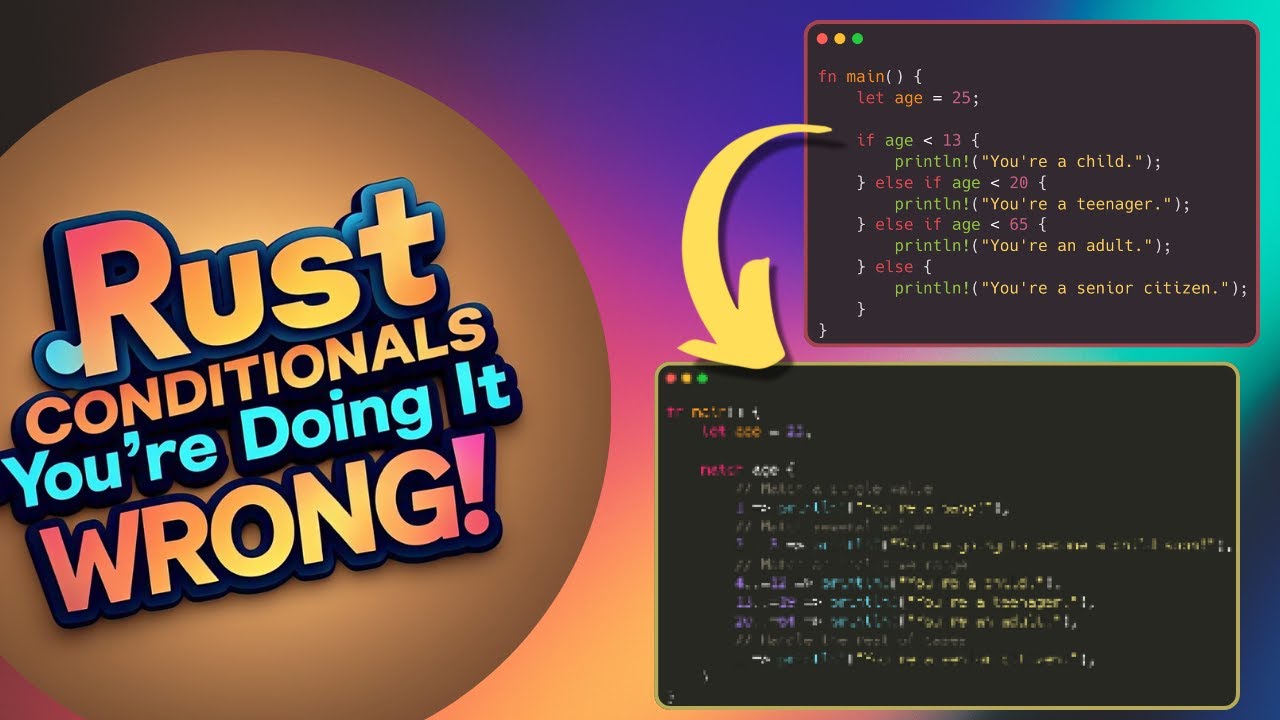 Master Rust Conditionals – The SECRET to Smarter Code! (if, else, match Explained)