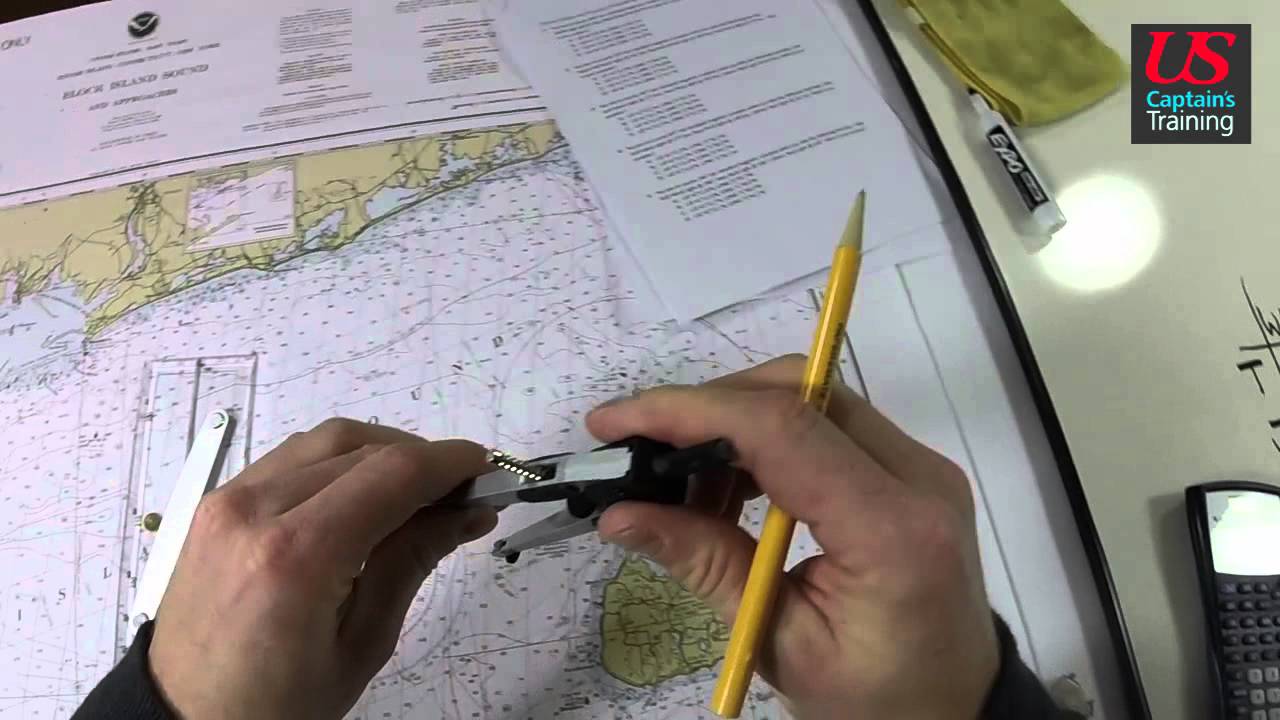Captain License Chart Navigation – Three Point Fix Practice Problem 2