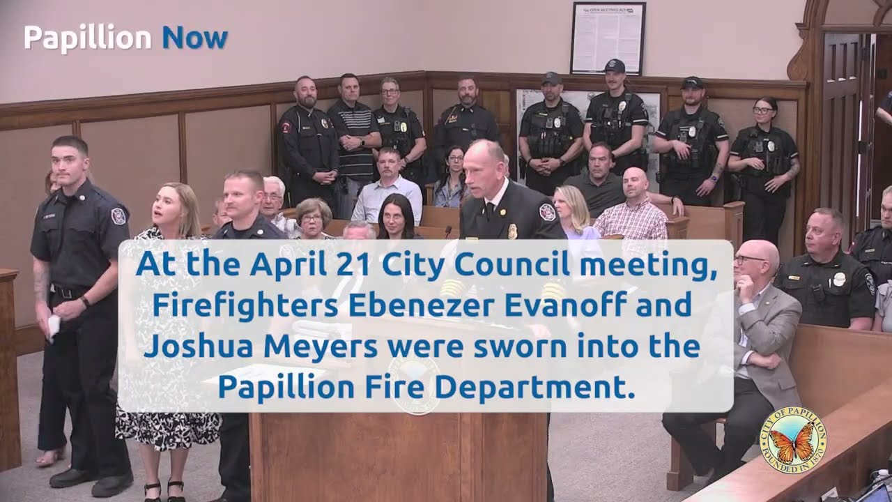 Meet Papillion's Newest Firefighters | Papillion Now