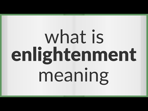 Enlightenment | meaning of Enlightenment