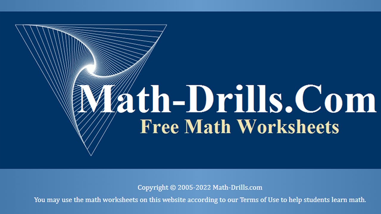 Math-Drills.com Introduction