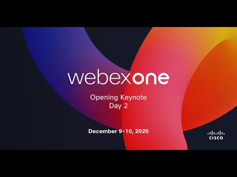 WebexOne EMEA: Opening Keynote Day 2