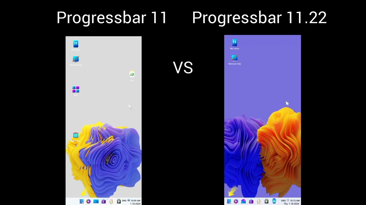 Progressbar 11 vs Progressbar 11.22 speed test! #progressbar95