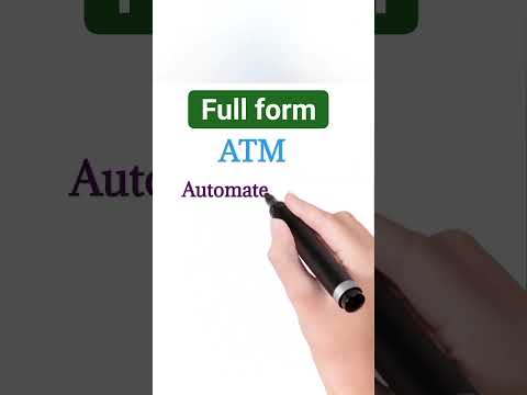 🔴Full form of ATM | ATM full form | full form | ATM ka full form | What is the full form of ATM