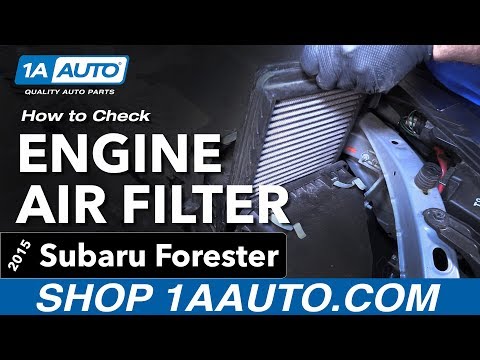 How to Replace Engine Air Filter 13-18 Subaru Forester