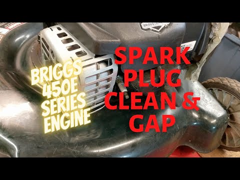 Bolens Mower 450E Briggs & Stratton Spark Plug Clean and Gap