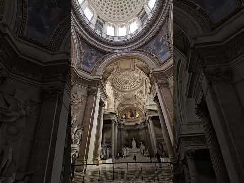 Inside the Pantheon in Paris!