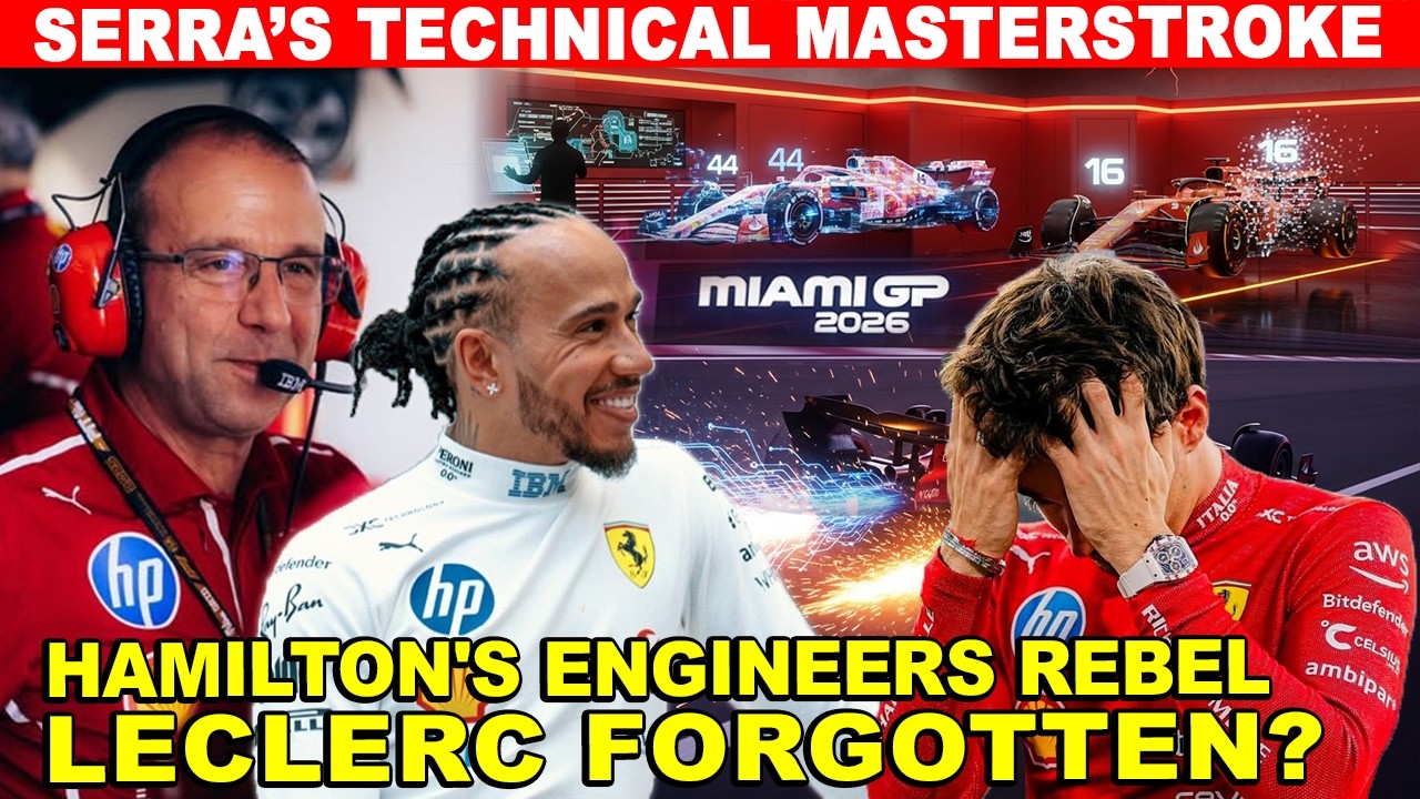 Hamilton First-Leclerc FORGOTTEN! Loic Serra &FERRARI’S SECRET ENGINEER PLAN EXPOSED Before Miami GP