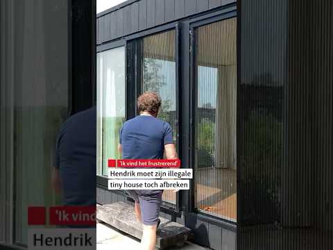 Hendrik moet zijn ILLEGALE tiny house toch afbreken #utrecht #kockengen #tinyhouse