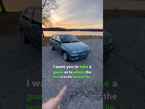 French Cars Make NO SENSE - Where Is The HORN?!?!