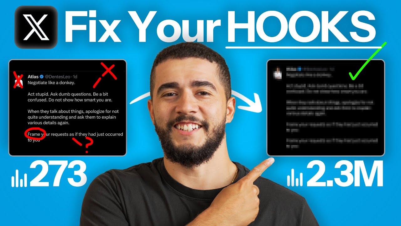 I Studied 1,000 Twitter/X Hooks, Here’s How to ACTUALLY Go Viral