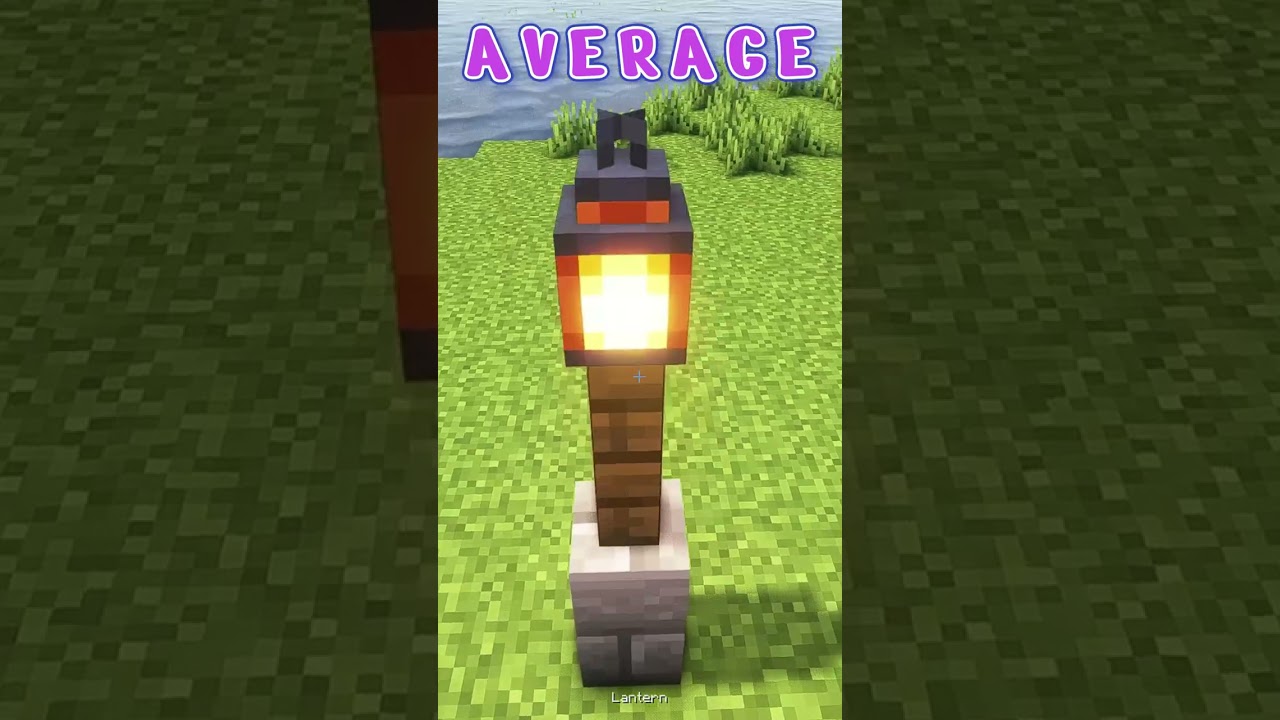 MINECRAFT : Lamp-post Design #minecraft