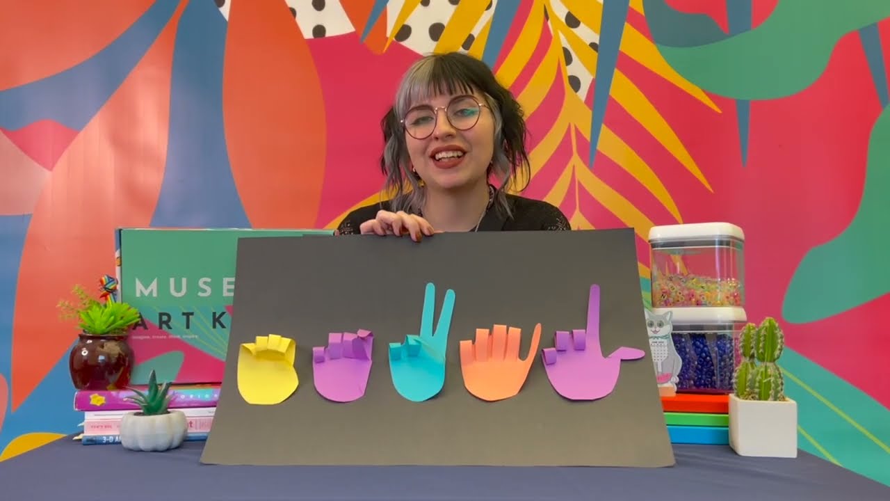 Create an AMERICAN SIGN LANGUAGE (ASL) POSTER Inspired by Artist YOAN CAPOTE - Rollins Museum of Art