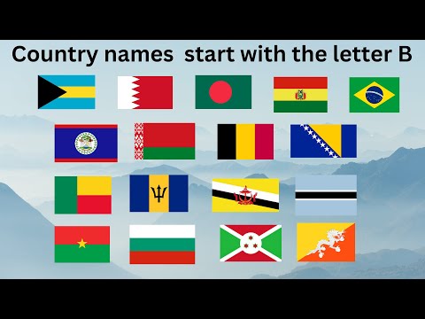 B Letter Country Names | Country names that start with the letter B
